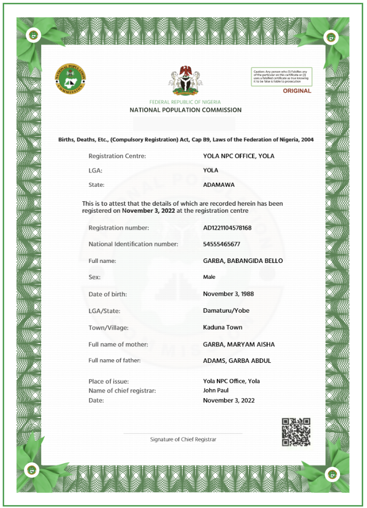 Certificate Reissuance